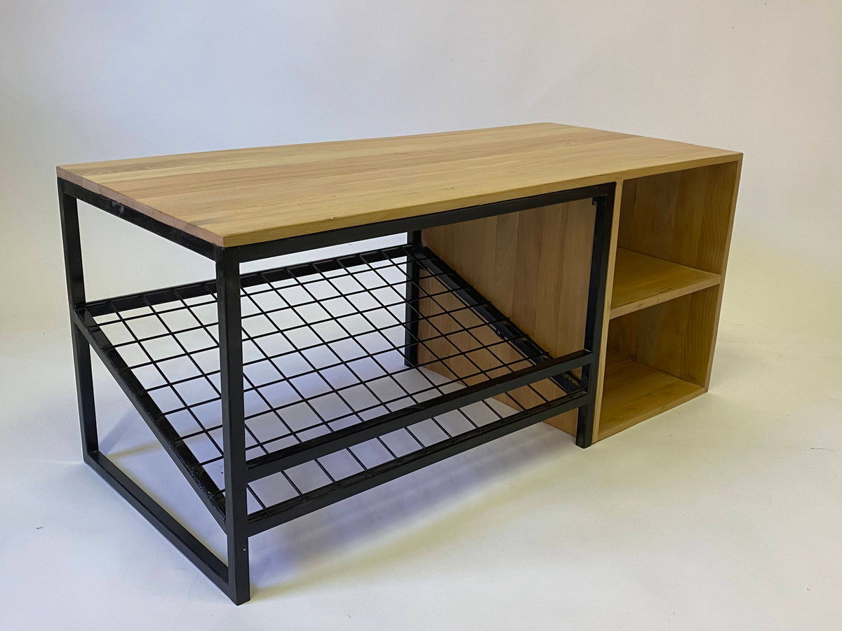 Simbi Oak Shoe Rack – ZenFern Studios