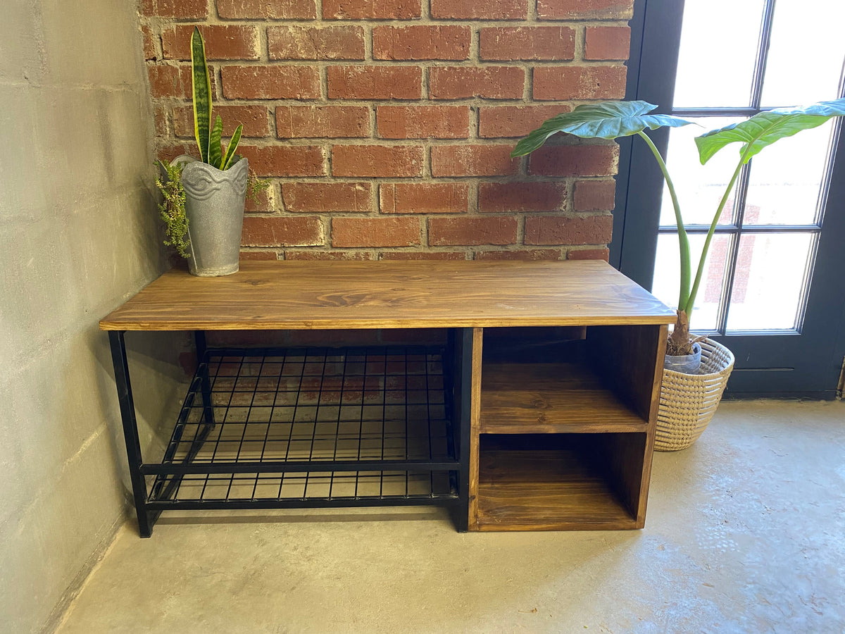 Simbi Pine Shoe Rack – ZenFern Studios